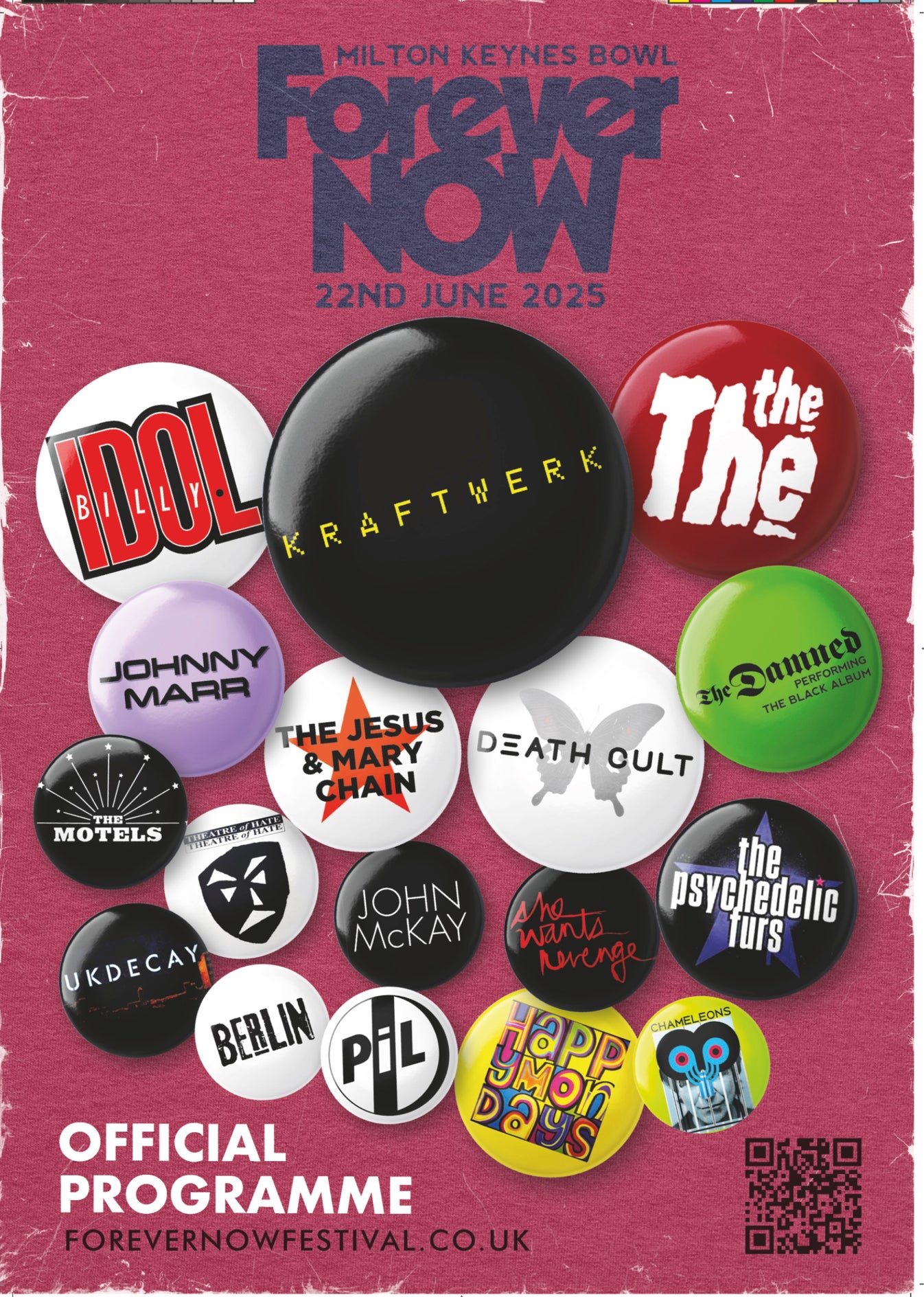 FOREVER NOW OFFICIAL PROGRAMME – Vive Le Rock